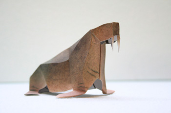 OK, How about a papercraft walrus? – World Wide Walrus Web